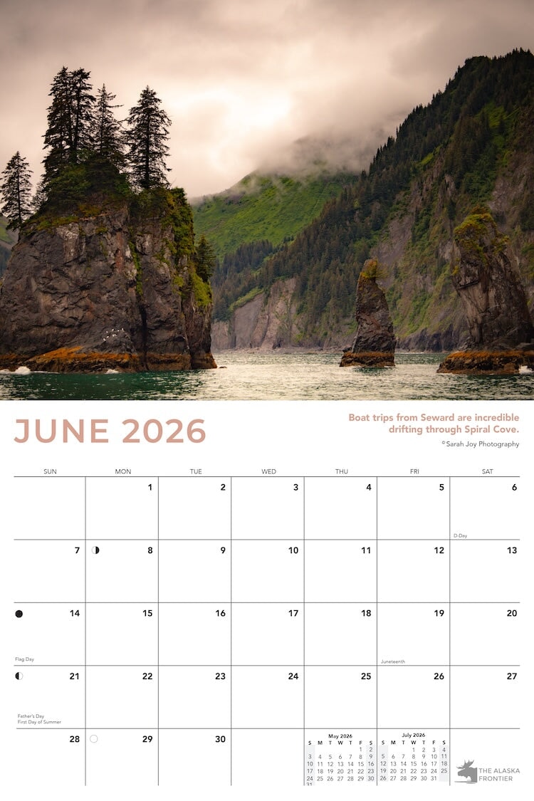 2026 Alaska Calendar Now Available | 12 Beautiful Pictures of Alaska ...