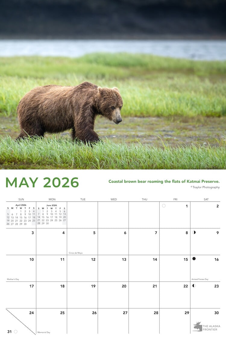 2026 Alaska Calendar Now Available | 12 Beautiful Pictures of Alaska ...